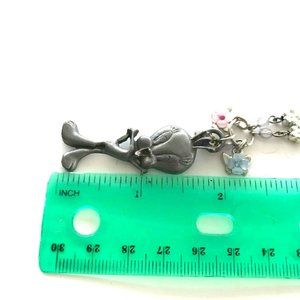 Warner Bros. | Jewelry | Vintage Tweety Bird Pendant Necklace 8 Flower ...